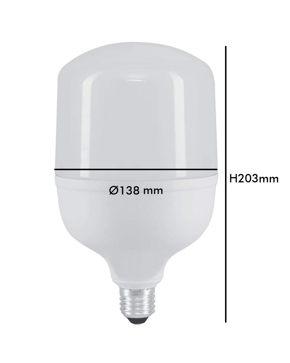 Lámpara LED 50W 150Lm/W E27 FP97 IP20